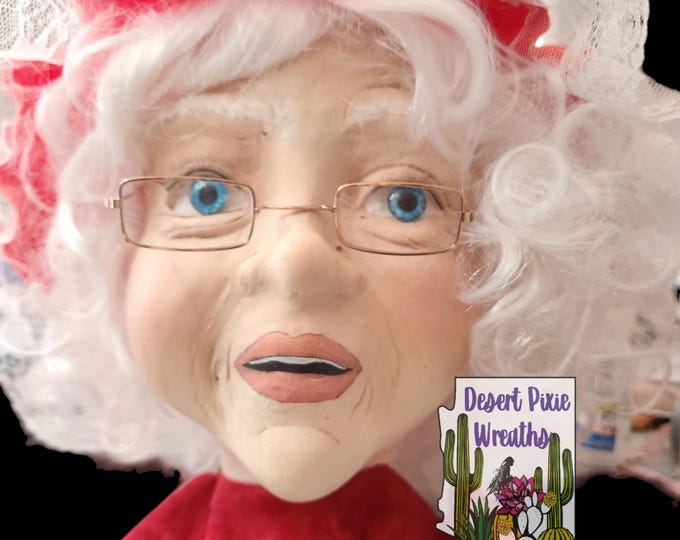 Mrs. Claus Mannequin Head - Etsy