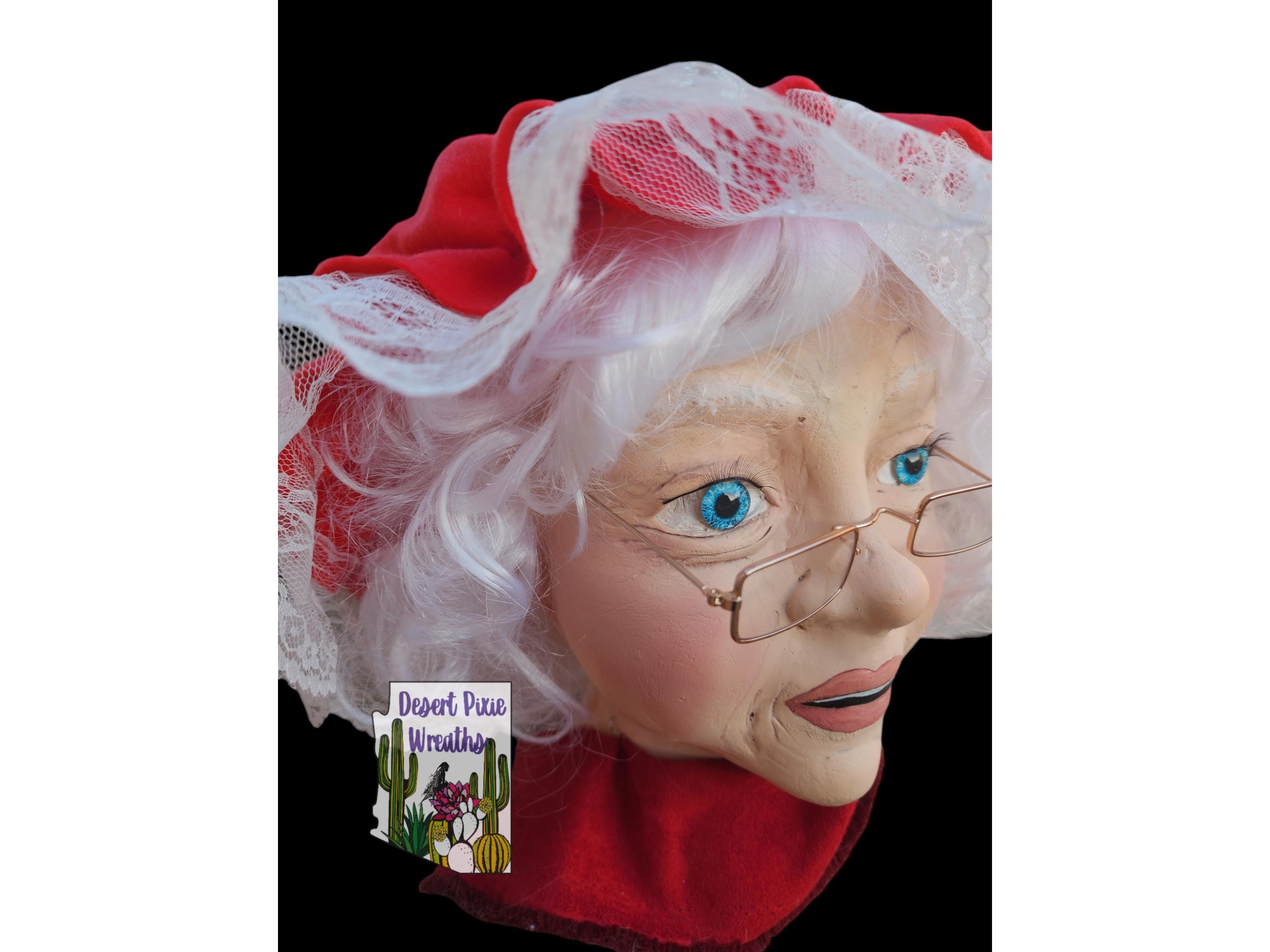 Mrs. Claus Mannequin Head - Etsy
