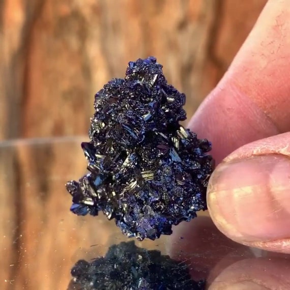 Rocks & Geodes Home & Living 4cm 10g Blue Azurite Crystal Stone Rock ...