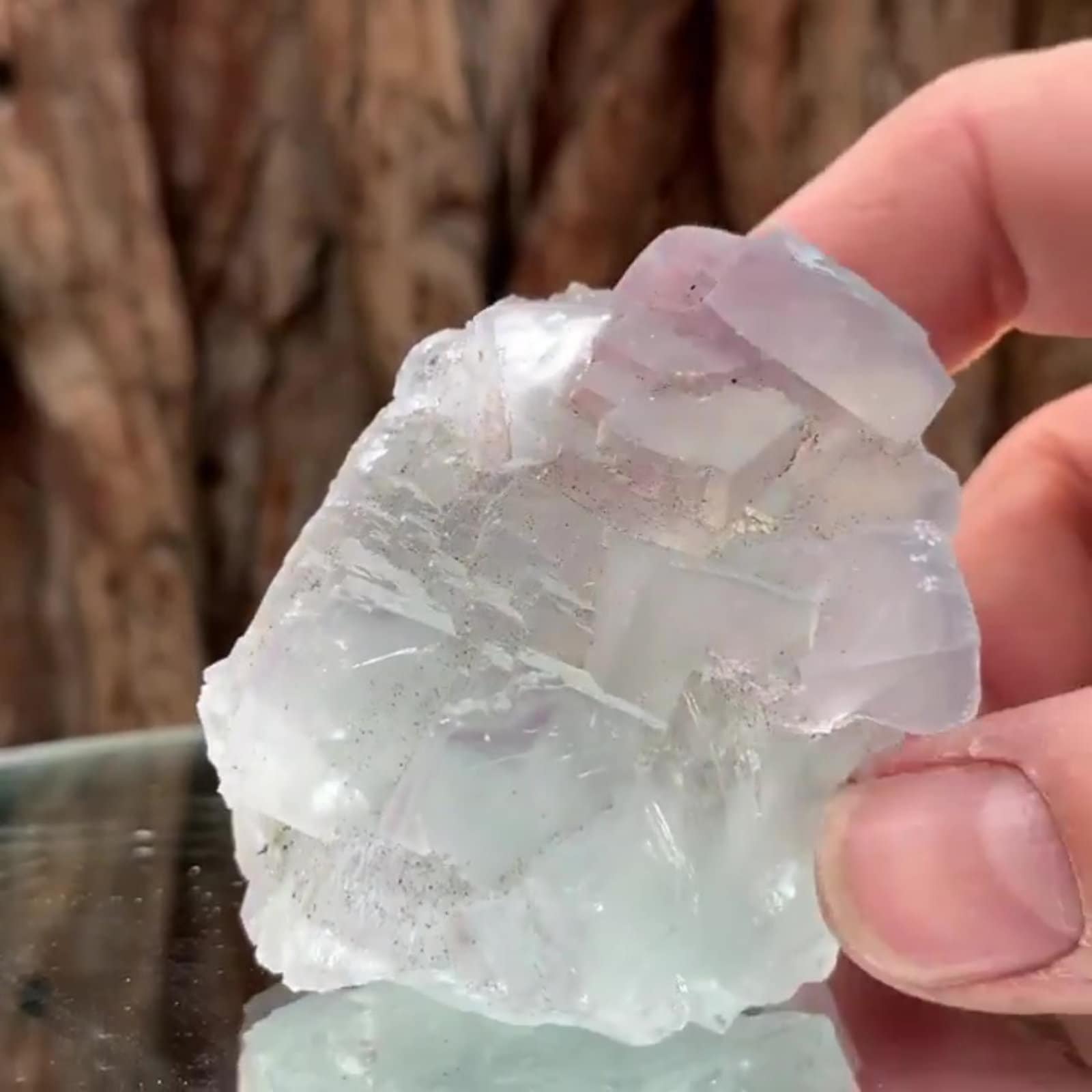 Clear Fluorite Rock