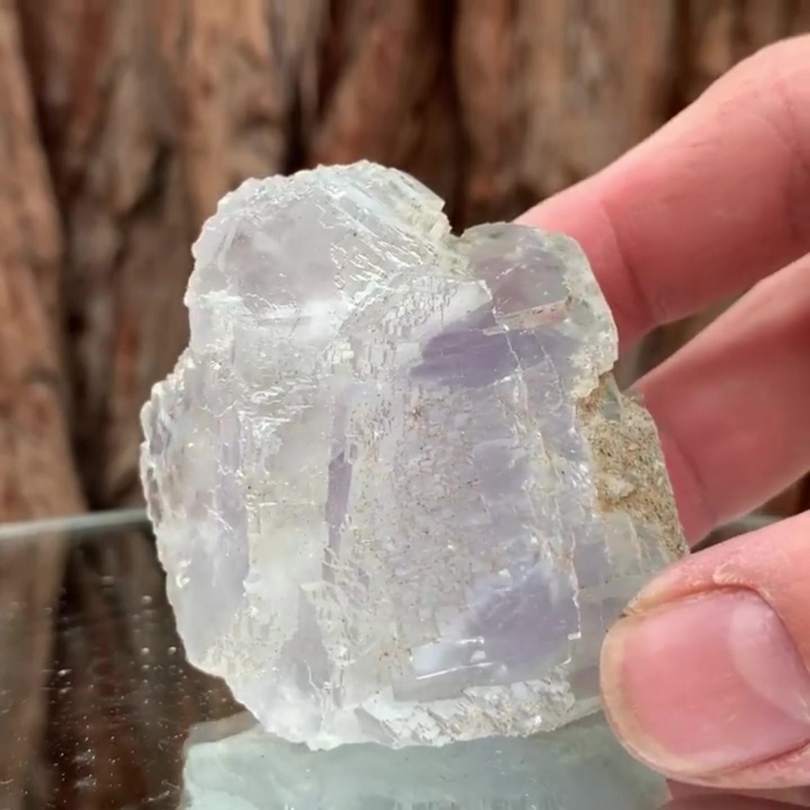 Clear Fluorite Rock