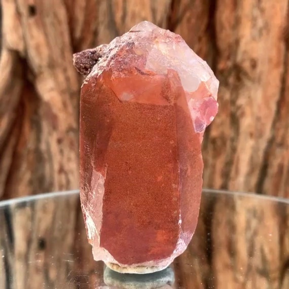 Red Quartz Crystal