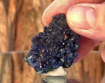 Rocks & Geodes Home & Living 4cm 10g Blue Azurite Crystal Stone Rock ...