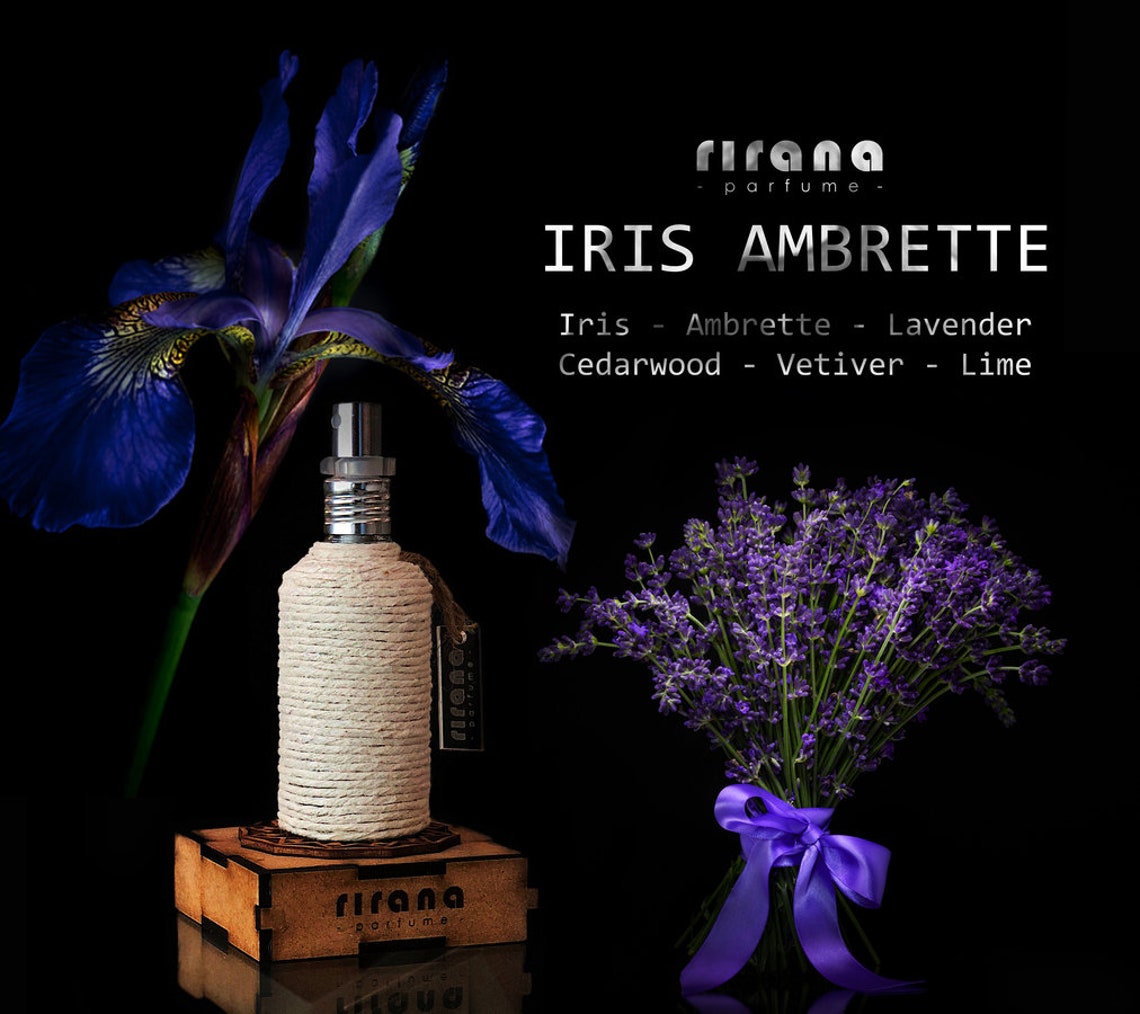 RIRANA IRIS Ambrette Perfume Parfum EDP - Etsy