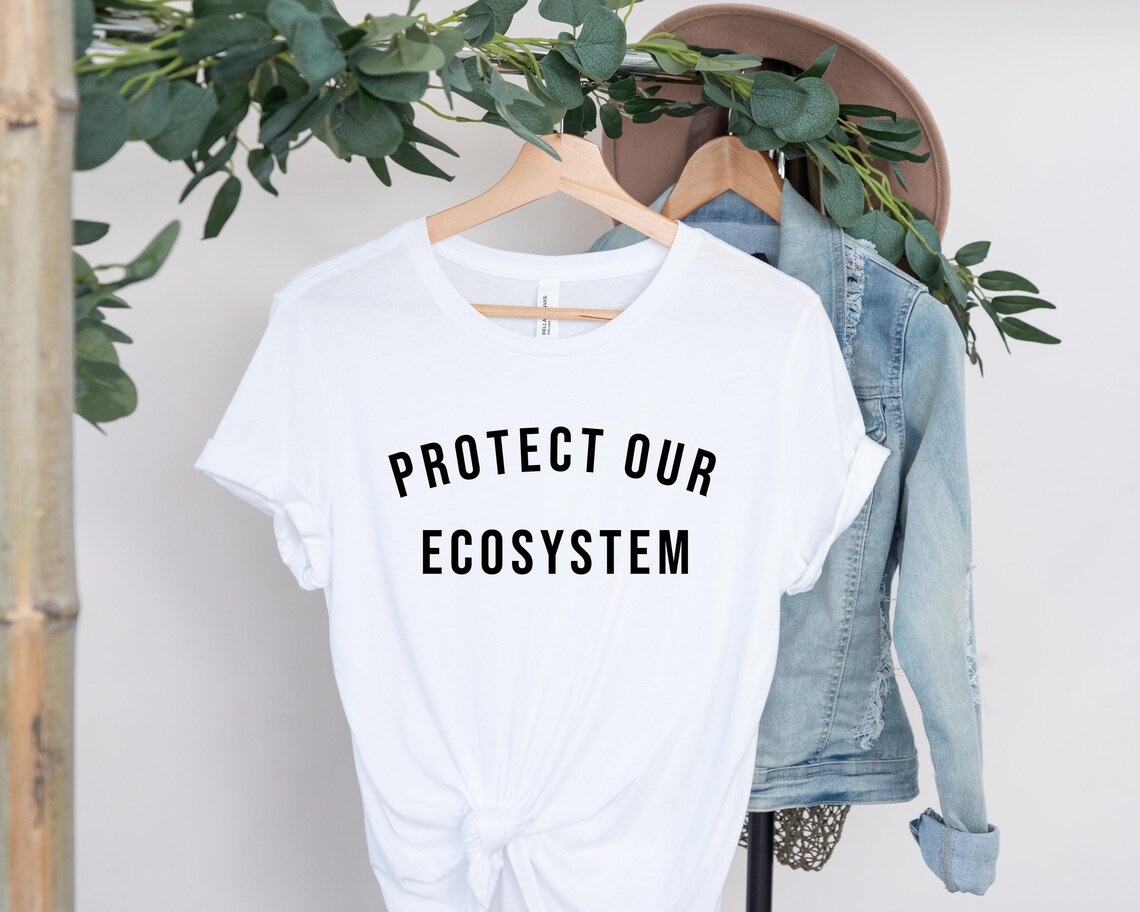 Protect Our Ecosystem Unisex Heavy Cotton Tee Shirt Black Font - Etsy