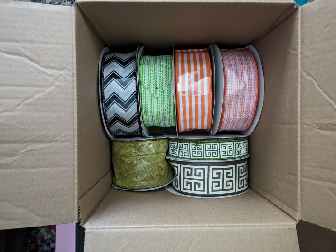 Ribbon Box, Destash Box, Ribbon Destash Box - Etsy