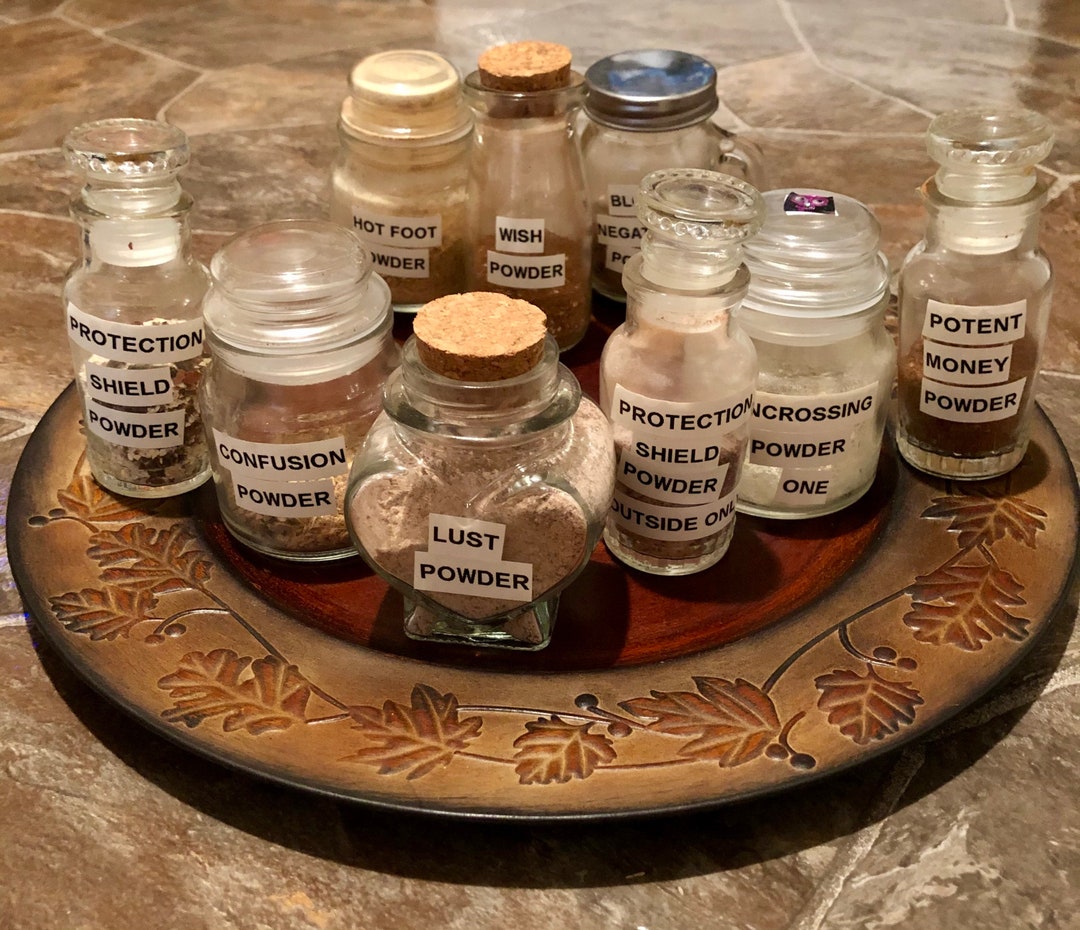 Magick/spiritual Working Powders for Anointing and Dressing and Other ...