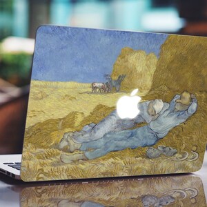 Vincent Van Gogh Worker Noon Rest From Work in Field Artwork MacBook ...