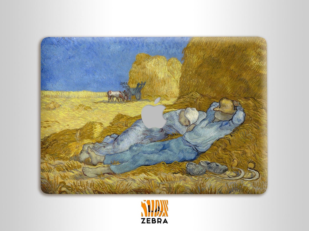 Vincent Van Gogh Worker Noon Rest From Work in Field Artwork MacBook ...
