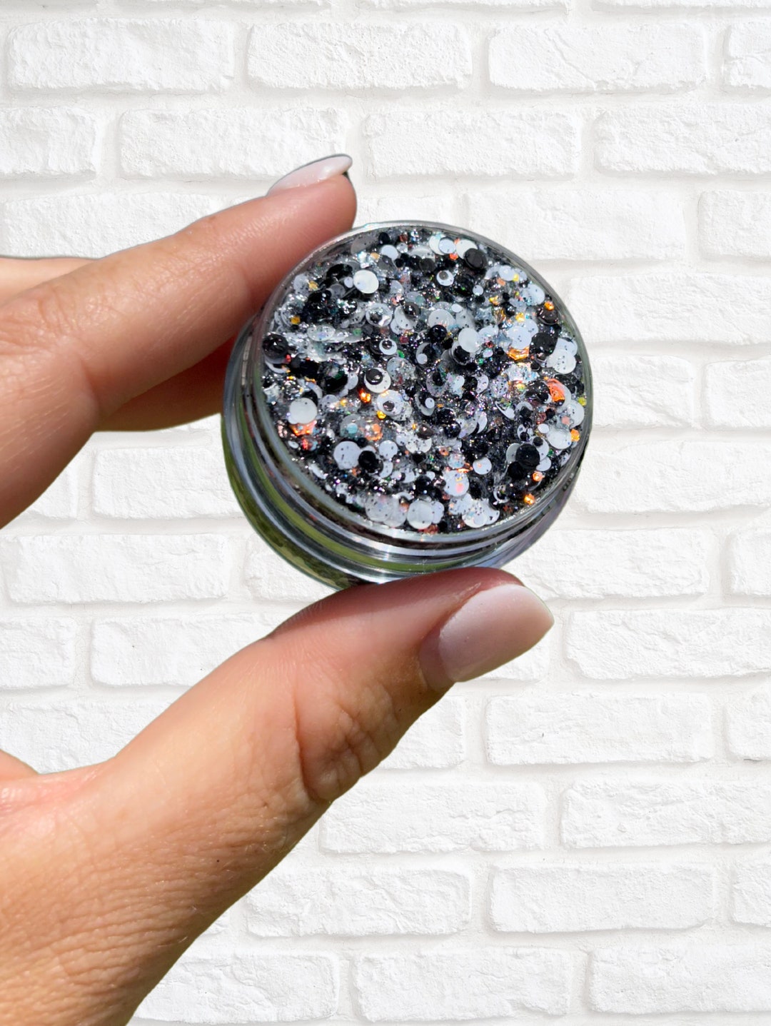 Whats This Skeleton Halloween Sparkle Gel - Etsy