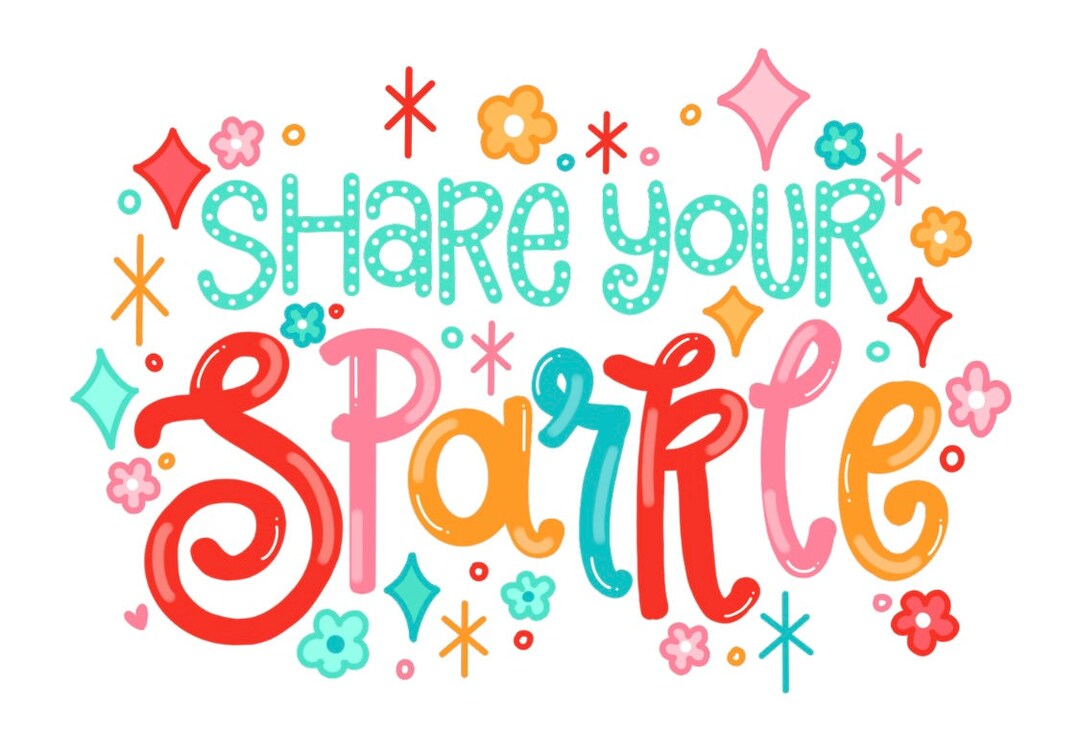 Share Your Sparkle Virtual Run Swag Bag - Etsy