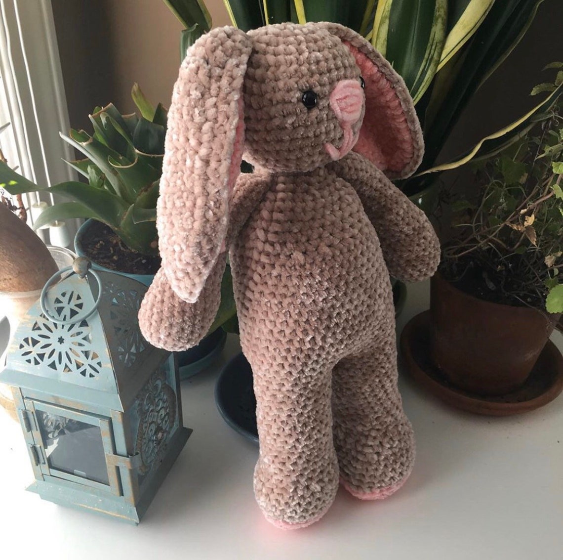 Stuffed Velvet Bunny Rabbit | Etsy