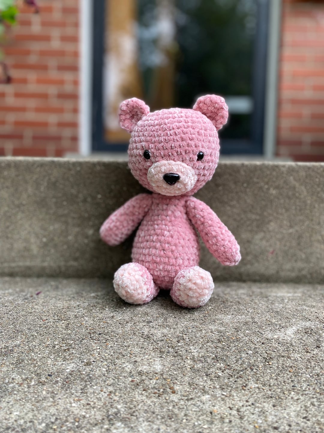 Handmade Velvet Teddy Bear - Etsy