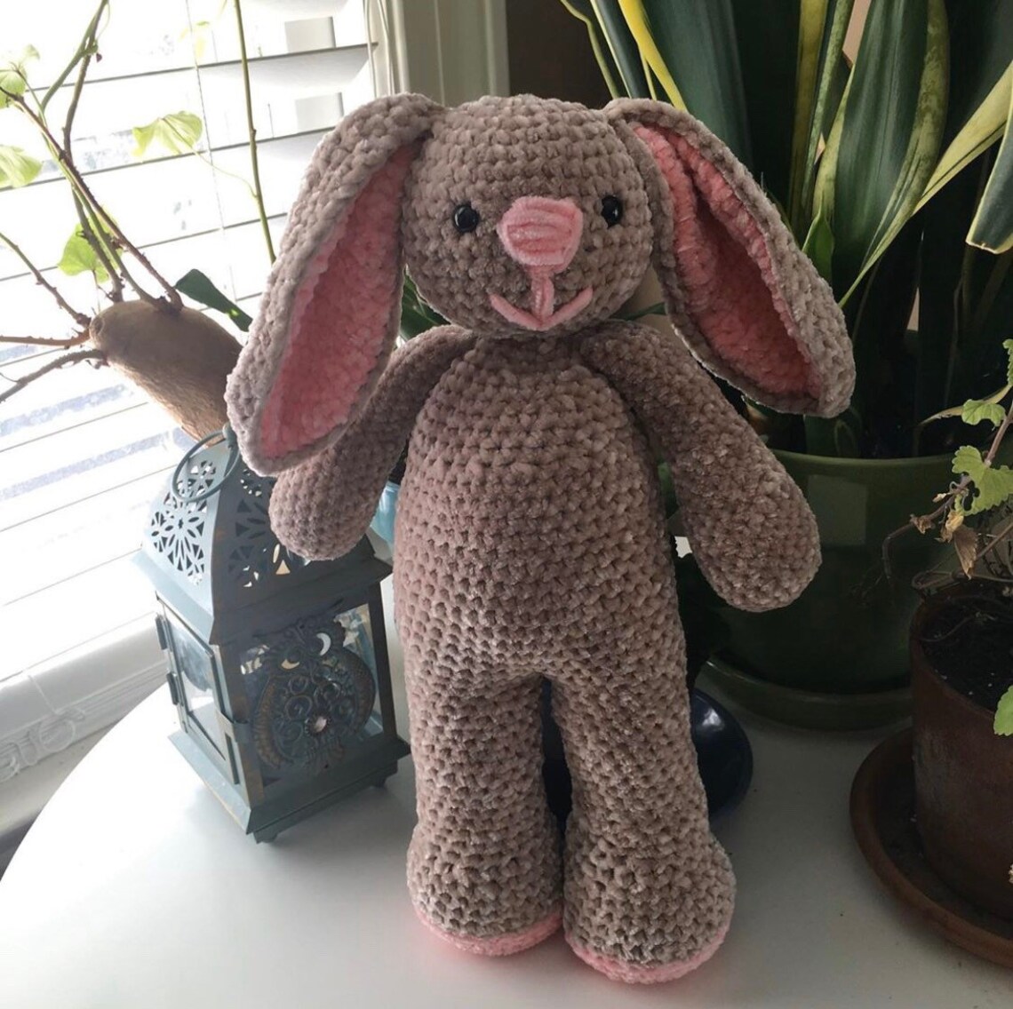 Stuffed Velvet Bunny Rabbit | Etsy