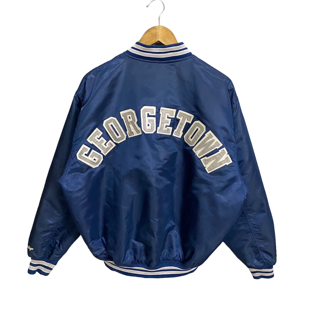 Vintage Georgetown Hoyas Varsity Jacket Size L Baseball Jacket - Etsy