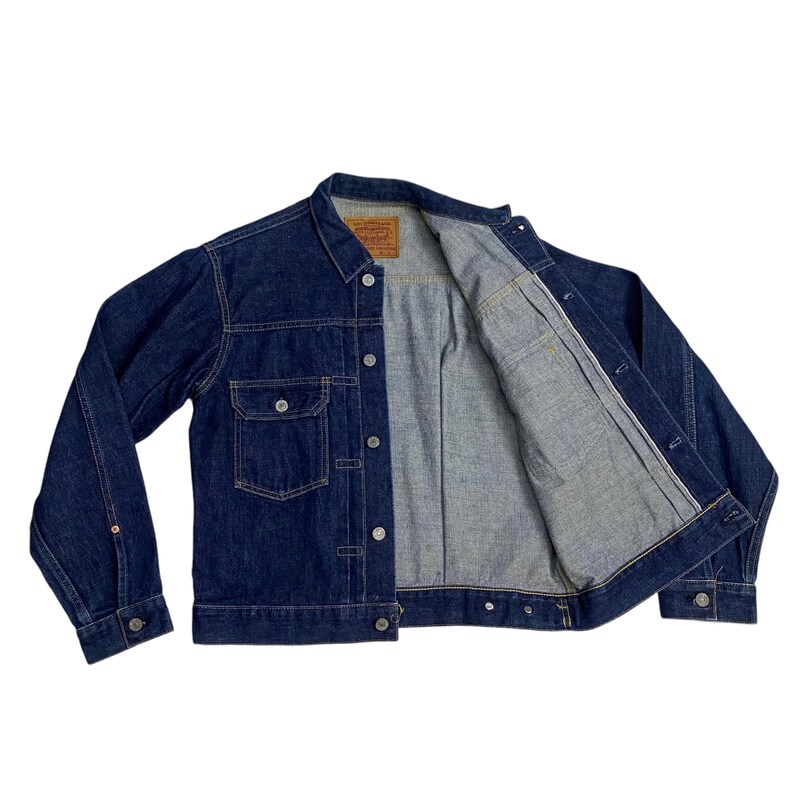 Vintage 90s Levis BIG E Type 2 Trucker Denim Jacket Size 40 Selvege - Etsy