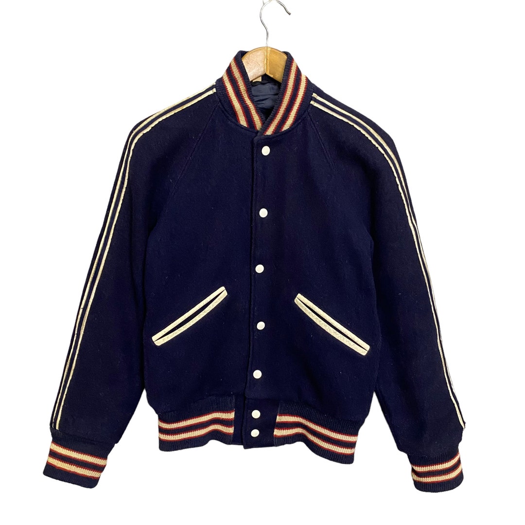 Vintage 80s Butwin Varsity Ohio Wool Jacket - Etsy