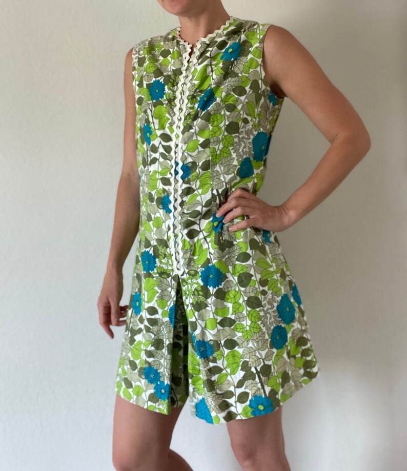 1970s Vintage Zip up Romper Playsuit Culottes Shorts - Etsy