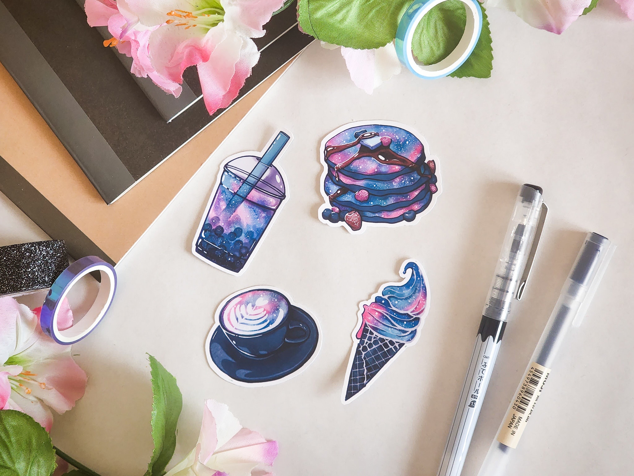 Galactic Boba Tea Stellar Treats Die Cut Sticker - Etsy