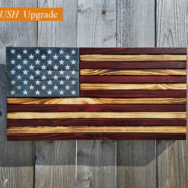 Rustic Flag - Etsy