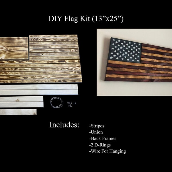 Wood Flag - Etsy