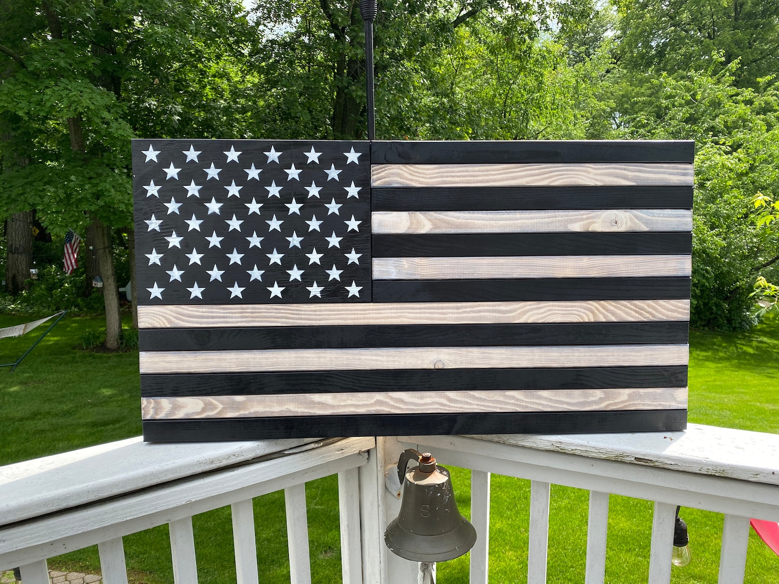 Subdued American Flag Subdued Rustic Flag Wood American - Etsy