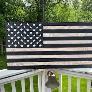 Subdued American Flag, Subdued, Rustic Flag, Wood American Flag, Wood ...