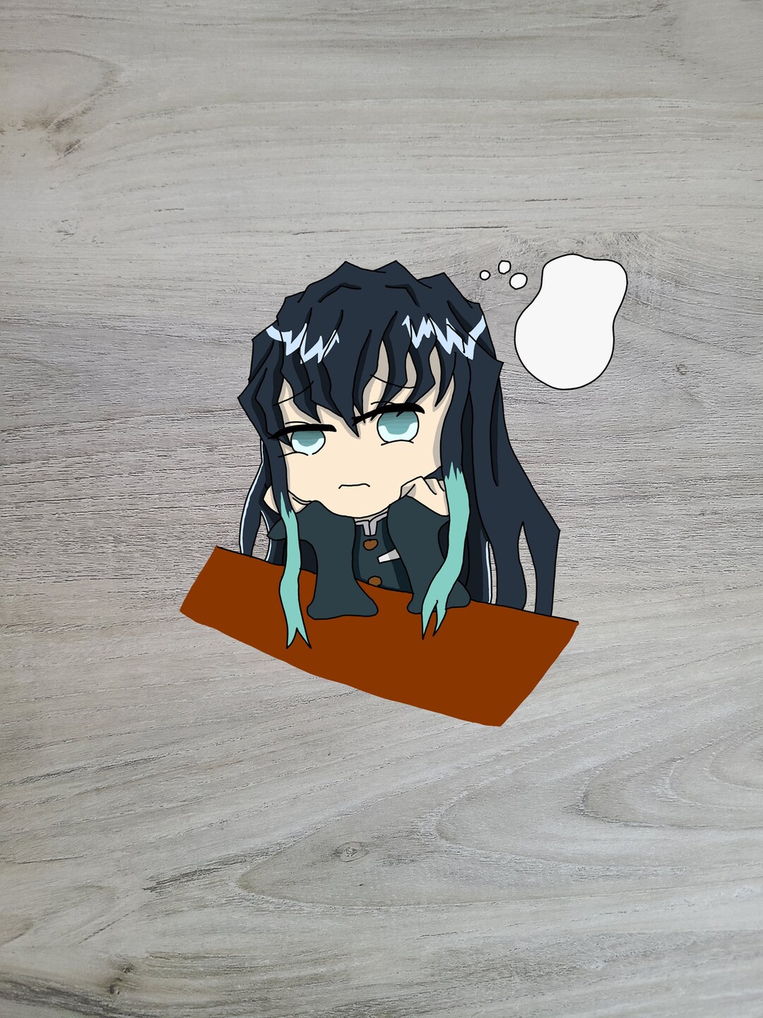 Cute Muichiro Sticker - Etsy