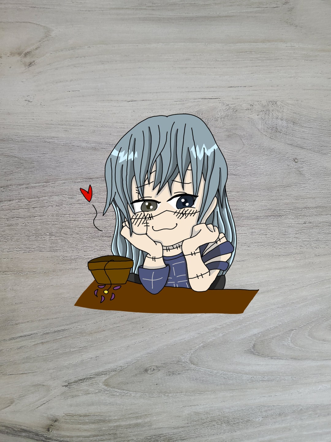Cute Mahito Sticker - Etsy