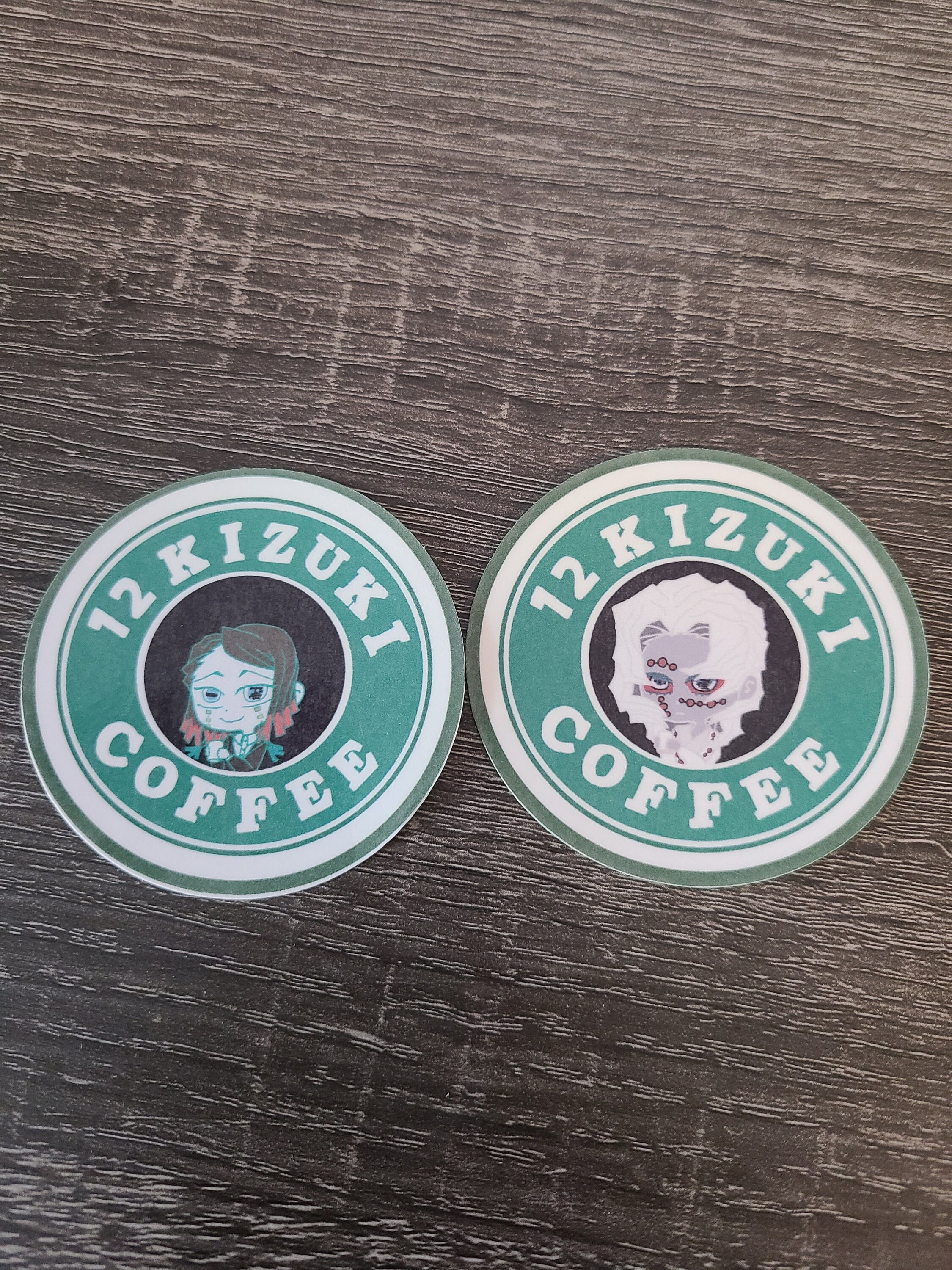 Demon Anime Coffee Stickers - Etsy