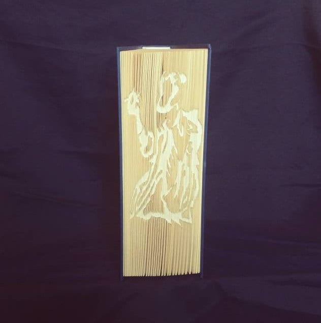 Michael Jackson Folded Book Art - Book Sculpture - Book Origami ...