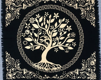 Tree of Life Tablecloth - Etsy