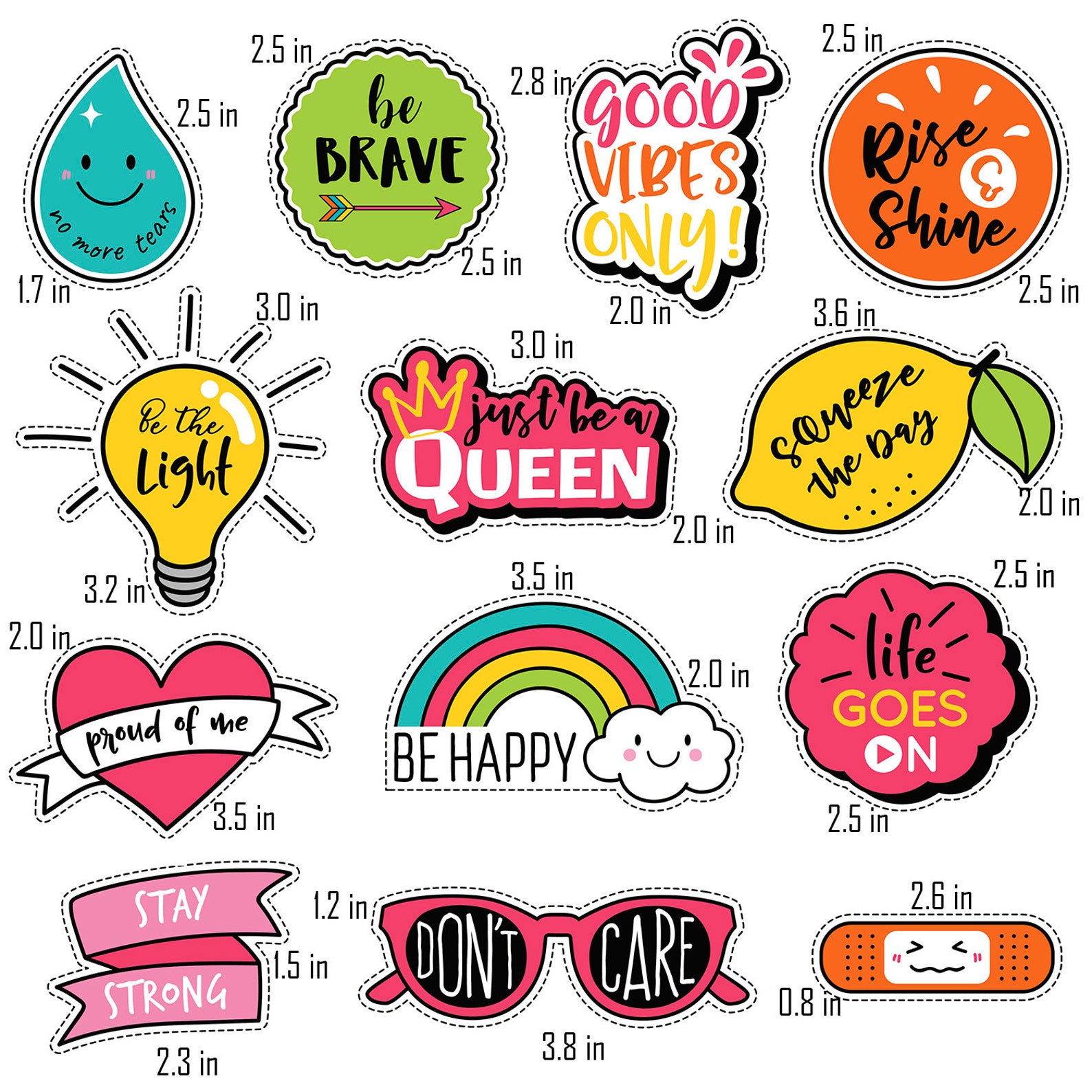 Summer VSCO Aesthetic Stickers 57PCS Cool Hydro Flask & | Etsy