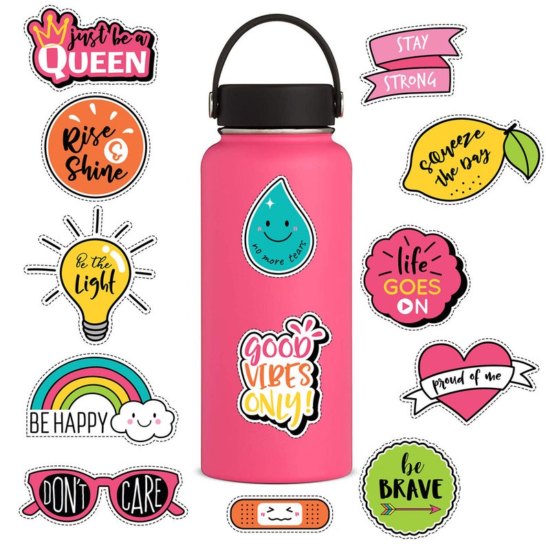 Summer VSCO Aesthetic Stickers 57PCS Cool Hydro Flask & - Etsy