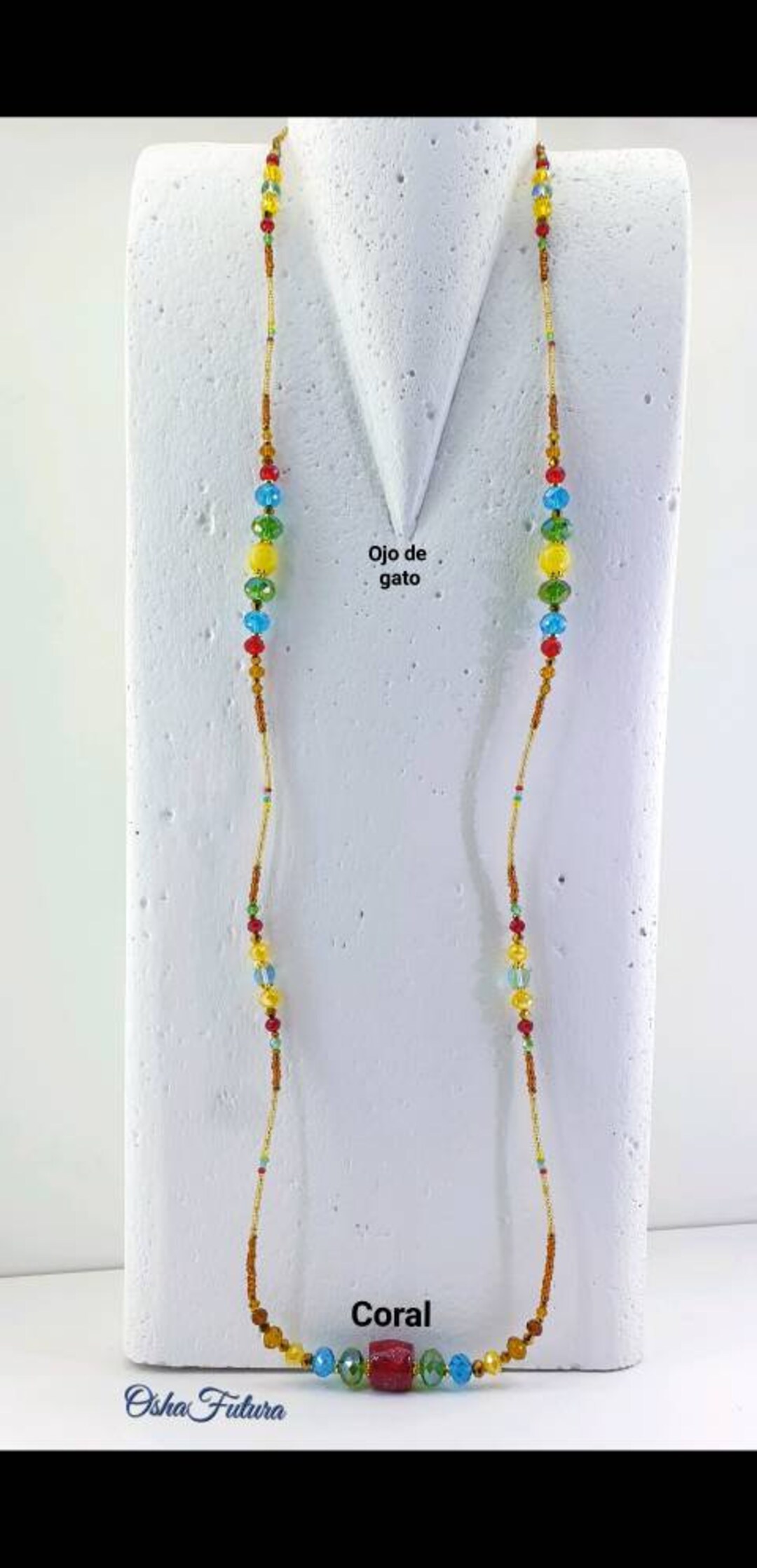 Oshun Ibu Yumu 46'. Ceremonial Eleke or Headlace of Ochun Ibu Yumu - Etsy