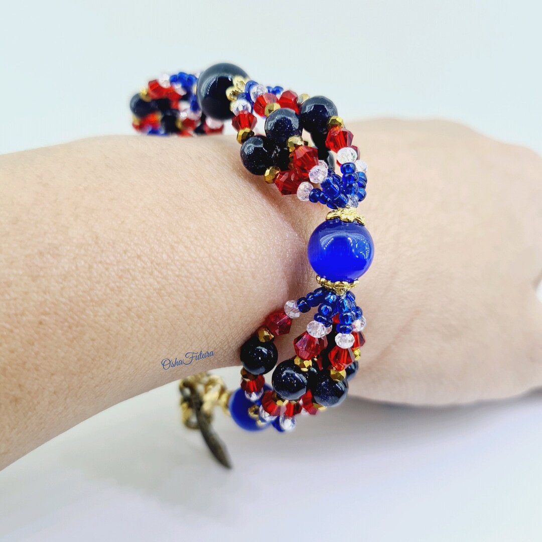 Yemaya Okute 7" . Ilde De Yemanja Ocute. Bracelet Orisha's Protection ...