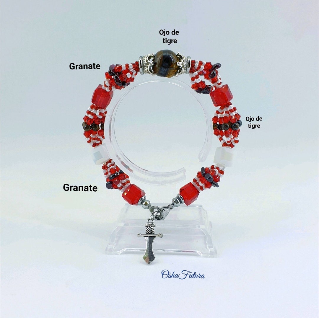 Ilde De Chango 7.5. Idde of Shango With Square Crystals. - Etsy