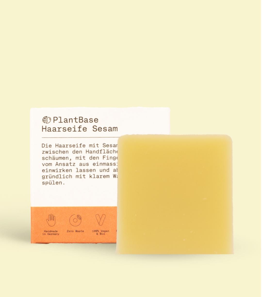 Sesame Hair Soap - Zero Waste, 100% Vegan & Organic, Natural Cosmetics ...