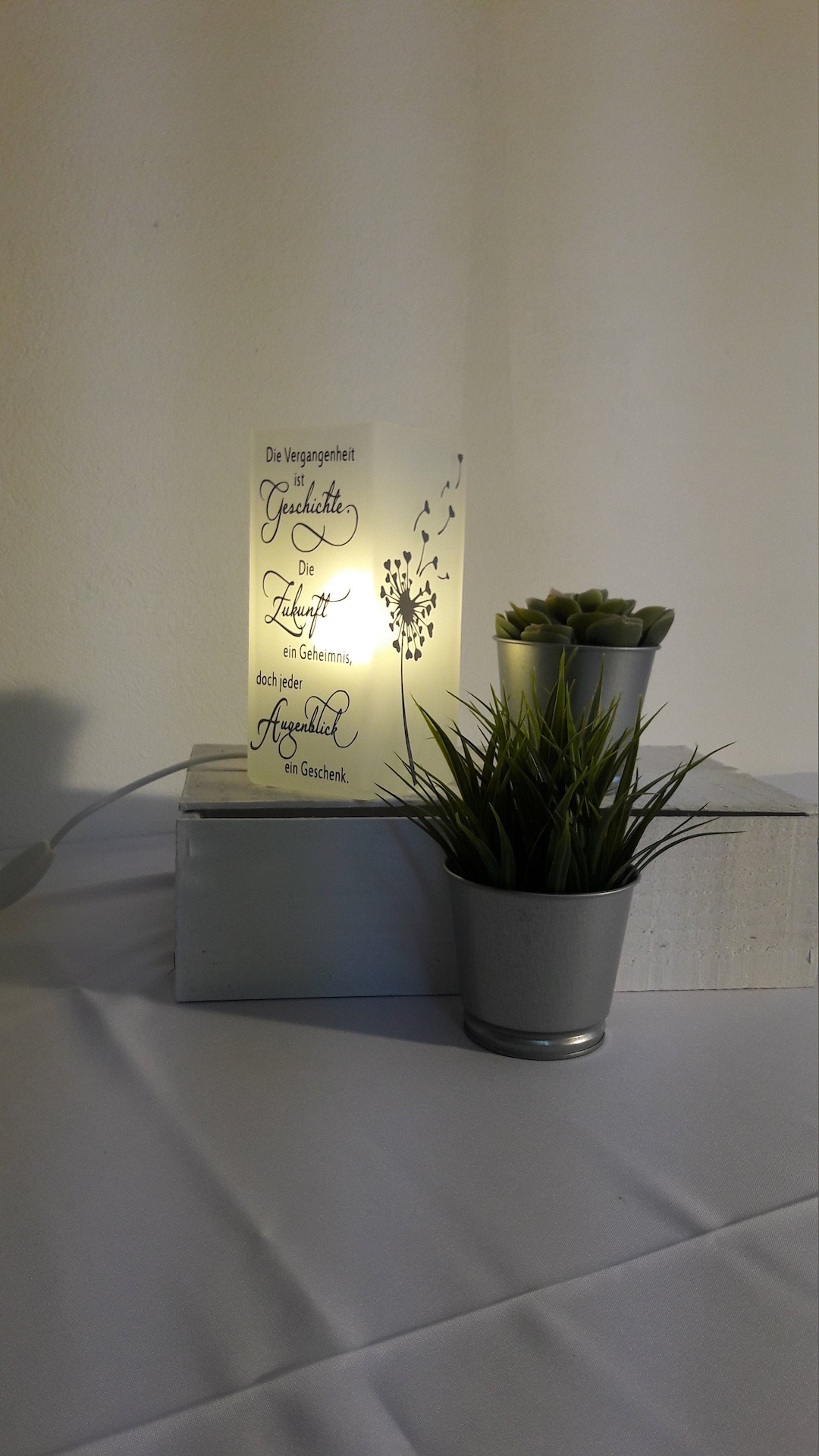 Lamp With Saying Lamp Table Lamp Saying Decoration Home - Etsy