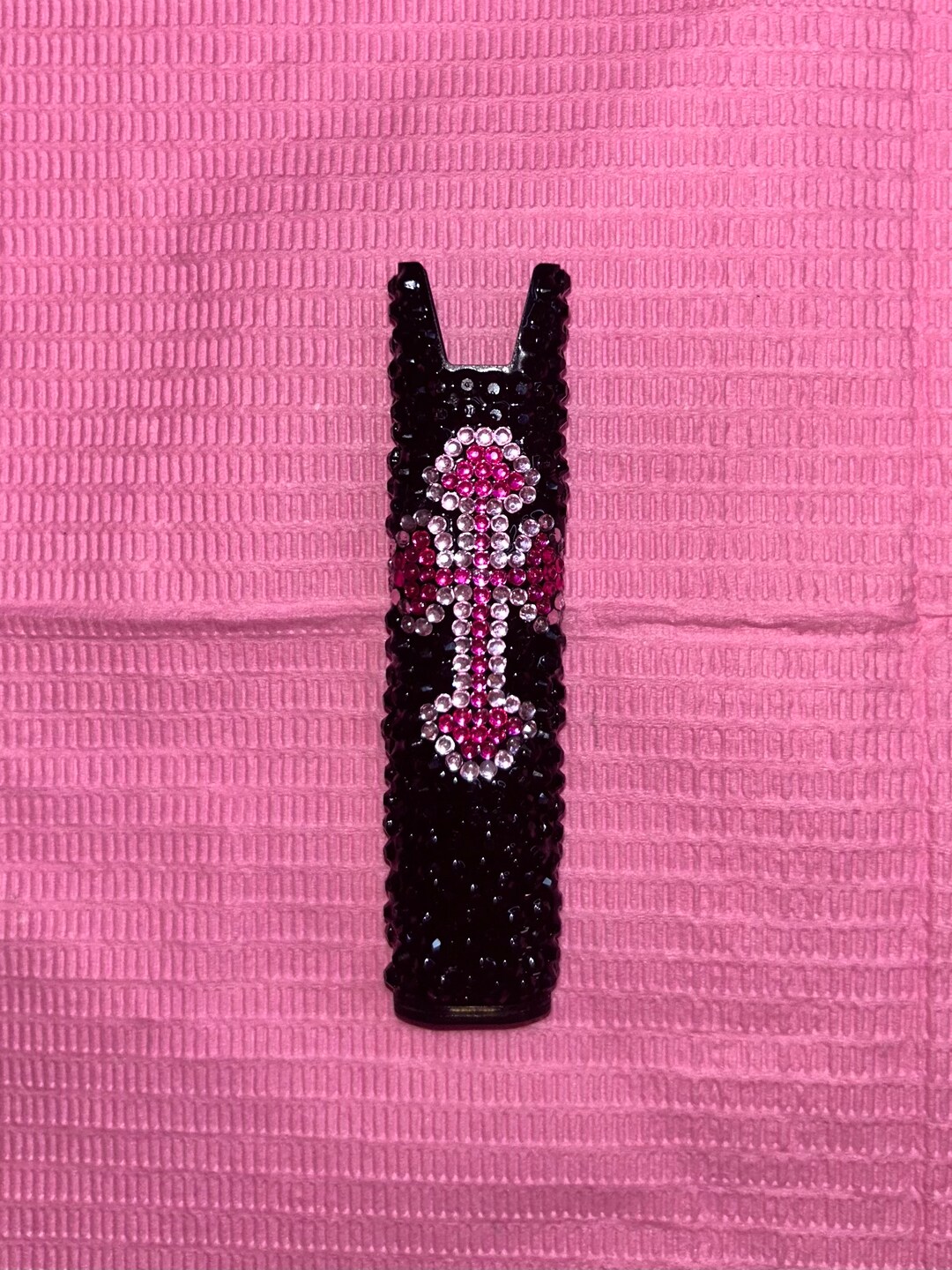 Pink Y2k Cross Bedazzled Stiiizy - Etsy