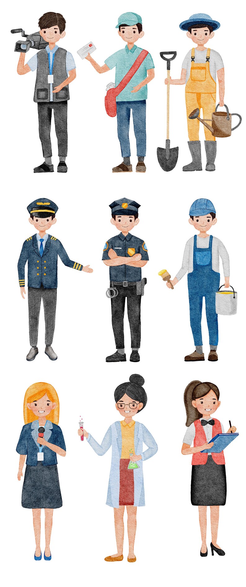 Cartoon Characters 21 Png,cute Cartoon Characters in a Variety of ...