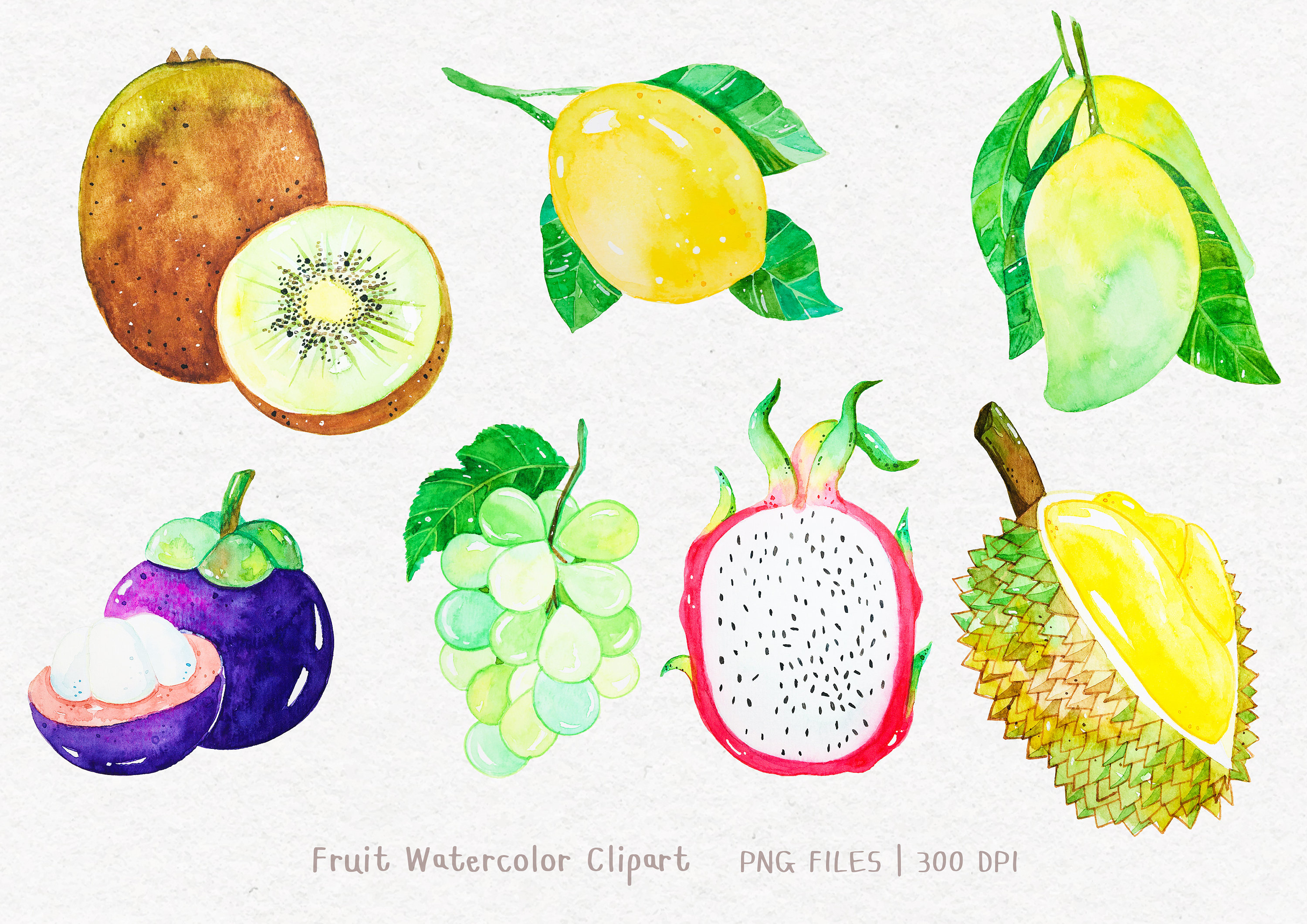 Fruit Watercolor Clipart,watercolor Fruits Clipart Fruit Clip Art ...