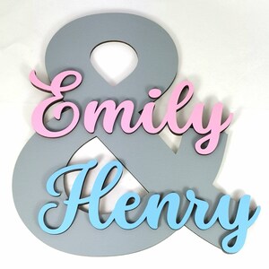 Door Sign Siblings Made of Wood for the Children's Room - Etsy