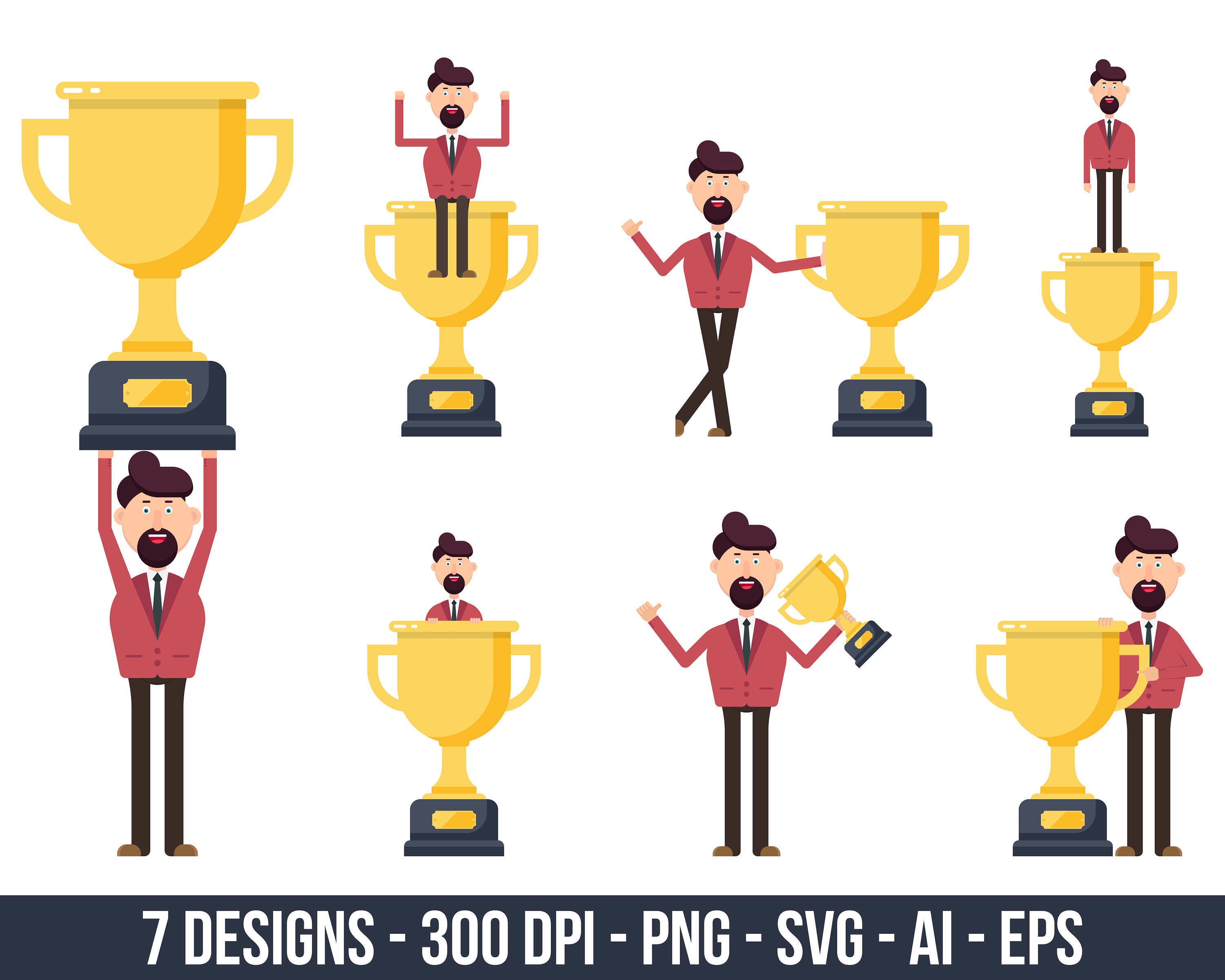 Winning Team Clipart Logo