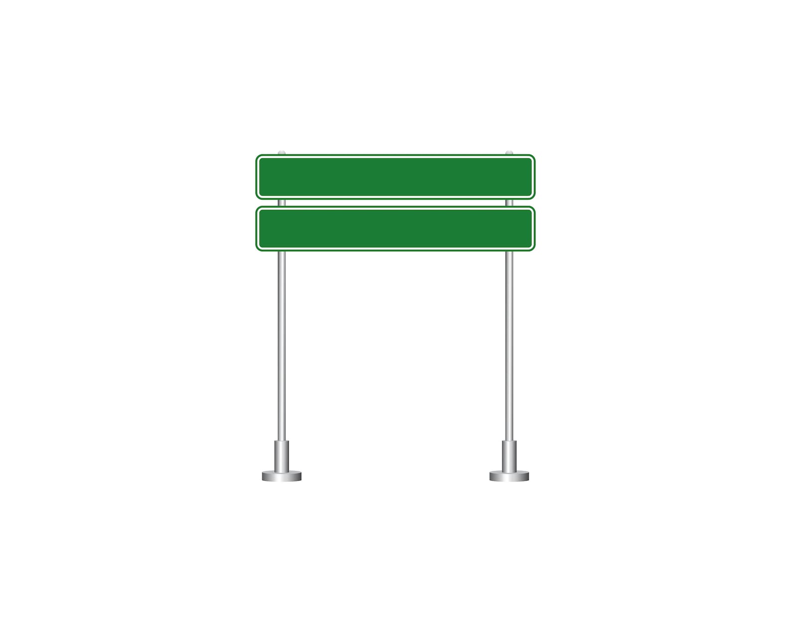 Road Green Traffic Signs Clipart Set Vector Graphics - Etsy Canada