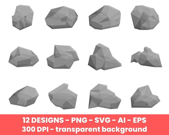 Rock Stone Vector Png
