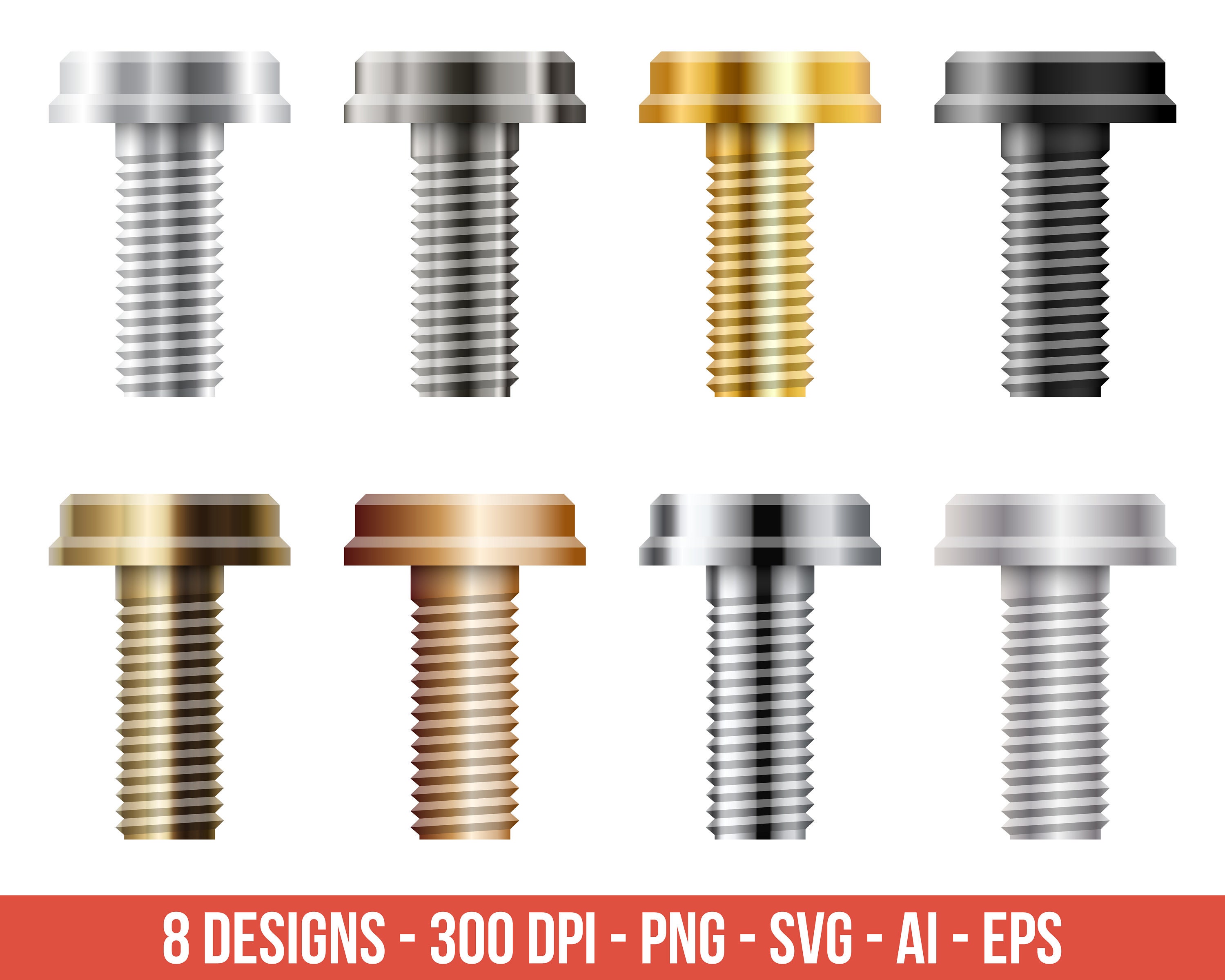 Machine Screw Clip Art