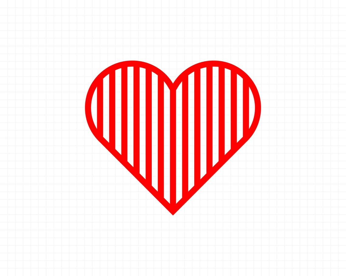 Beautiful Red Hearts Clipart Set, Heart Vector Graphics, Commercial Use ...