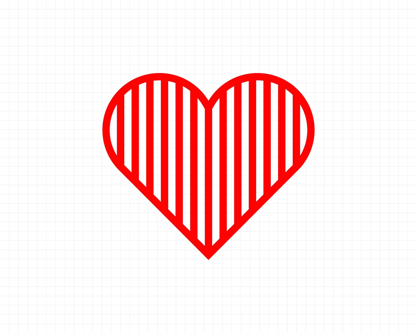 Beautiful Red Hearts Clipart Set, Heart Vector Graphics, Commercial Use ...