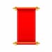 Red Paper Scroll Clipart Set, Vector Graphics, Commercial Use, Digital ...